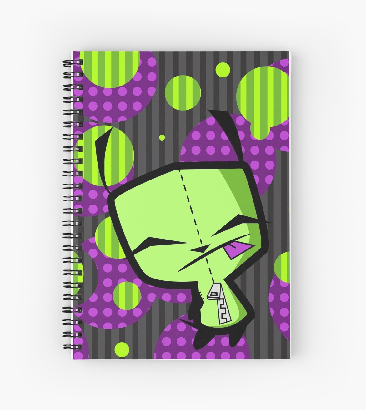 "Happy Gir from Invader Zim fanart" Spiral Notebook by NefariousBear ...