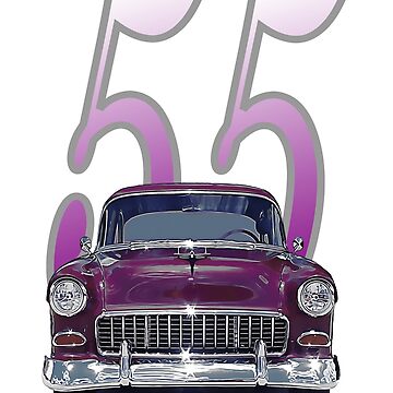 "1955 Chevy - Front View" Photographic Print for Sale by ...