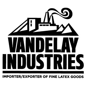 "vandelay" Sticker for Sale by weslehawi | Redbubble