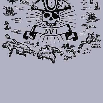 "BVI Sailing British Virgin Islands Map Jost Van Dyke Tortola St Johns ...