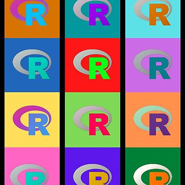 "R logo programming language" Art Board Print by Birdhead | Redbubble