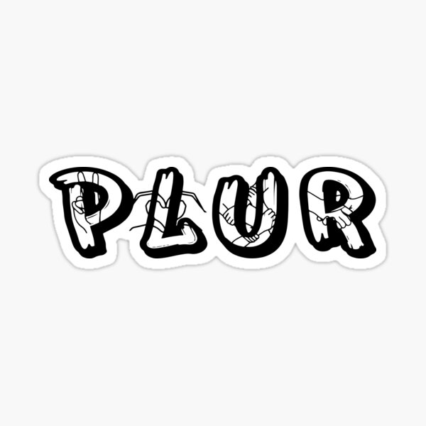 Plur Stickers | Redbubble