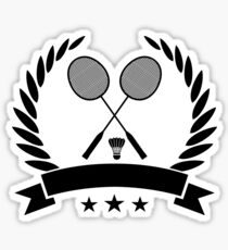 Badminton Logo: Stickers | Redbubble