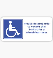 Wheelchair: Stickers | Redbubble