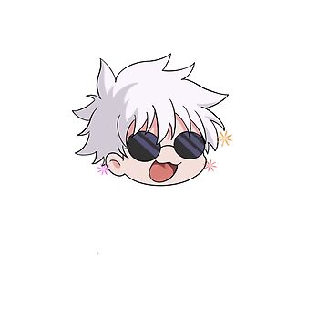 "Gojo Satoru Chibi" Sticker by NekkoTattoo | Redbubble