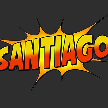 "Santiago" Sticker for Sale by rogue-design | Redbubble