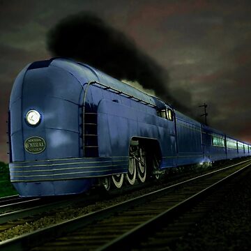 "Blue Express" Poster for Sale by Steven Agius | Redbubble