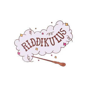 "Riddikulus" Sticker for Sale by shreyav | Redbubble