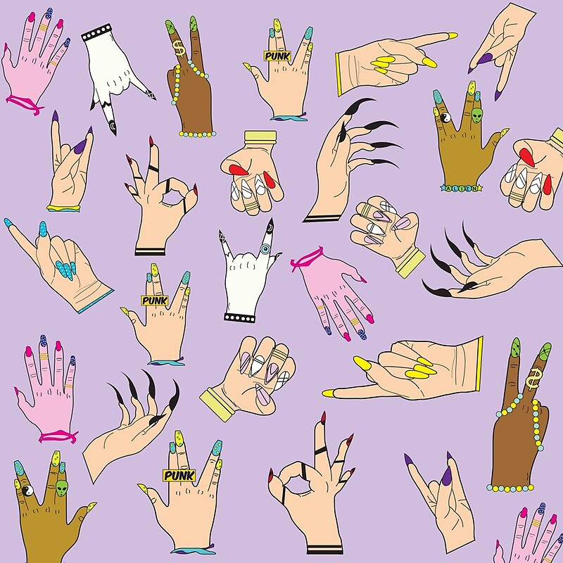 "Nail Art Illuminati" by lunaelizabeth | Redbubble
