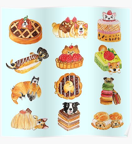 Pastry Posters | Redbubble