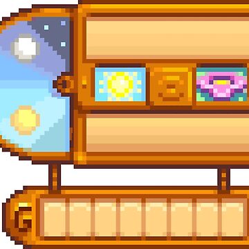 "Empty Stardew Valley Clock" Sticker for Sale by Mememagicman | Redbubble