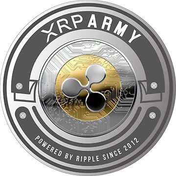 "XRP Army - Crypto Ripple Network" Sticker for Sale by GrandmaApproved ...