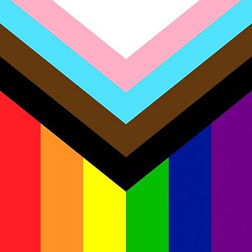 "Progressive Rainbow Flag Pride" Canvas Print for Sale by LilacFrost ...