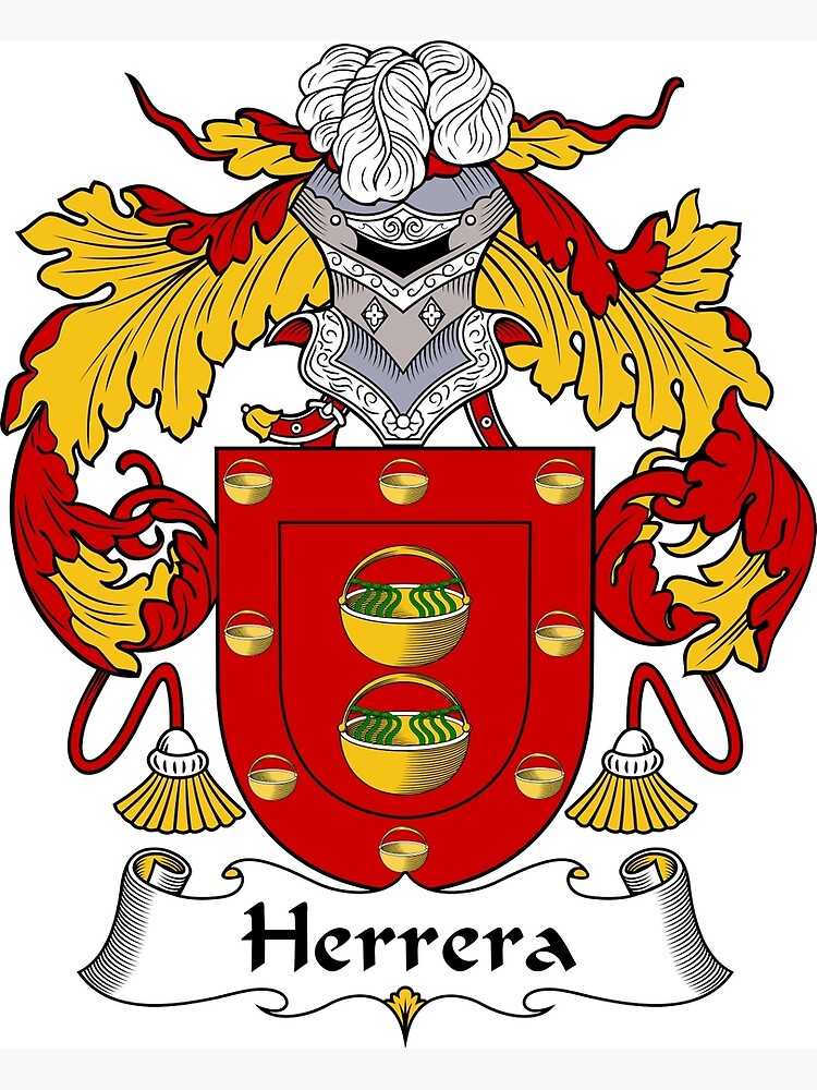 "Herrera Coat of Arms/Family Crest" Canvas Print by carpediem6655 ...