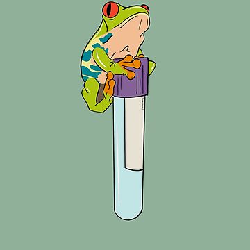 "EDTA Frog" Sticker for Sale by Noemi Divino | Redbubble