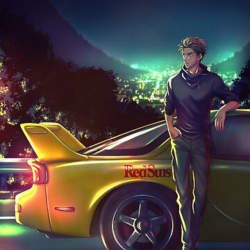"Initial D ~ Keisuke ~ RX7" Photographic Print by Balvana | Redbubble