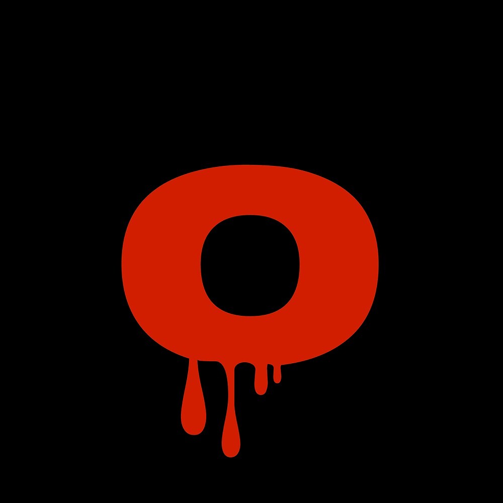 "Dripping Letter O" by myminimalist | Redbubble