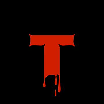 "Dripping Letter T" Sticker for Sale by myminimalist | Redbubble