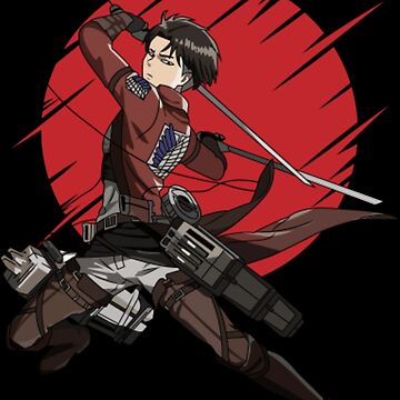 "Captain Levi " Sticker for Sale by ShermanPhil | Redbubble
