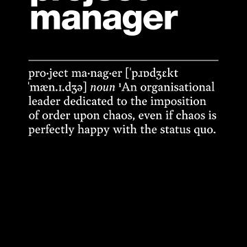 ""Project manager" funny job description, definition project manager ...