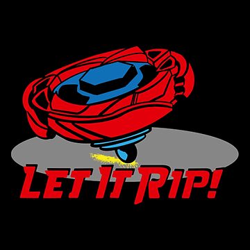 "beyblade let it rip" Sticker for Sale by Viniciuscarrei | Redbubble