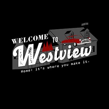 "Welcome to Westview" Sticker for Sale by parkadventure | Redbubble