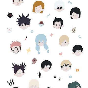 "jjk stuff..." Sticker for Sale by leadsan | Redbubble