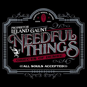 "Needful Things" Postcard for Sale by Nemons | Redbubble