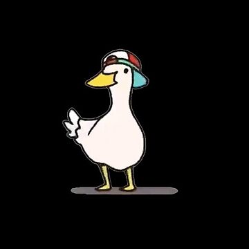 "Dancing Duck Meme" Sticker for Sale by Altohombre | Redbubble