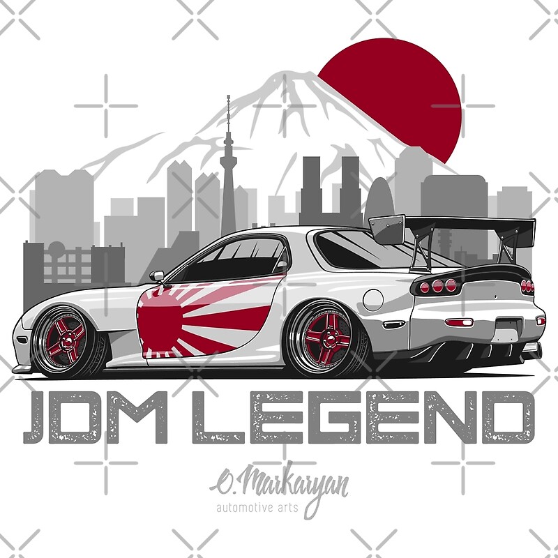 Mazda Rx7: Posters | Redbubble