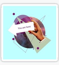 You Are Here: Stickers | Redbubble