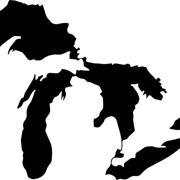 "Great Lakes" Sticker for Sale by JONATHAN BROADFOOT | Redbubble
