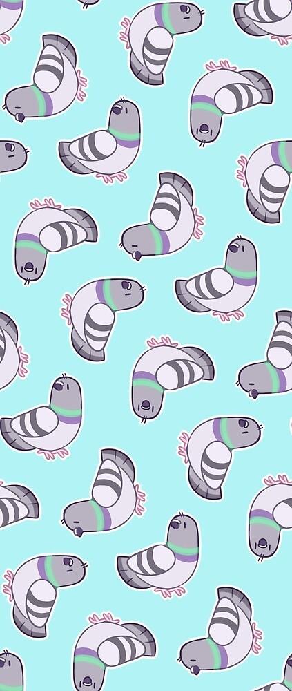 "Pigeon pattern" by Moopdrea | Redbubble