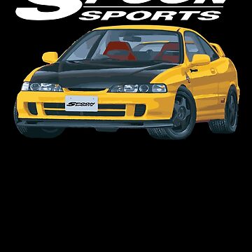 "INTEGRA phoenix yellow type r DC2" Sticker for Sale by cowtownCOWBOY ...