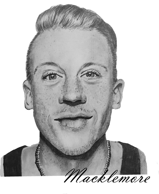 "Macklemore Portrait" by danielle0971 | Redbubble