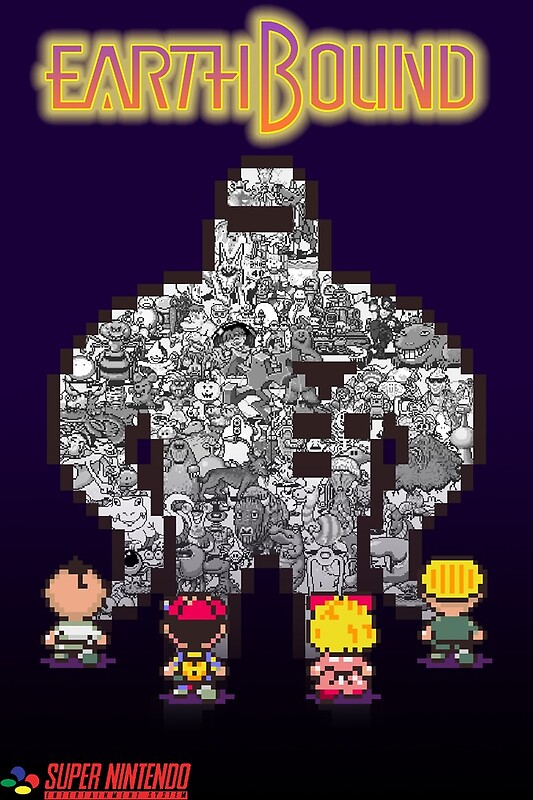 "Earthbound Enemies Poster" Posters by rayball36 | Redbubble