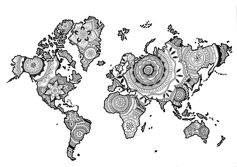 World: Stickers | Redbubble