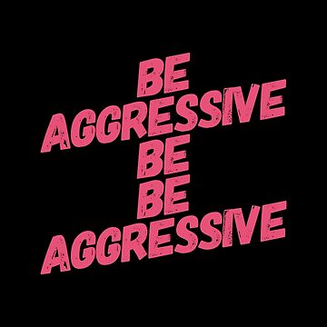 "Cheer Captain Gift - Be Aggressive Be Be Aggressive - Cheerleader ...