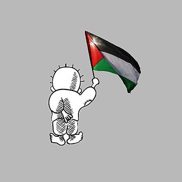 "Handala - Free Palestine Symbol" Sticker for Sale by Bododobird | Redbubble