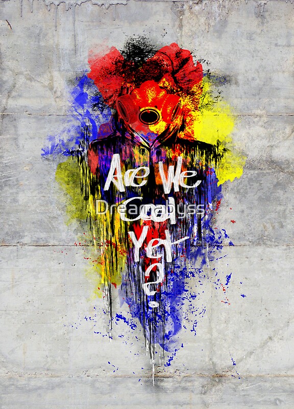 "AWCY Graffiti" Stickers by Dreamabyss | Redbubble