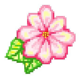 "8bit flower" by ericleeart | Redbubble
