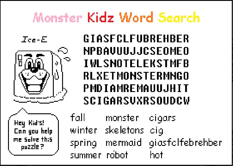 "Undertale Word Search Super Hard Puzzle" Stickers by princessness ...