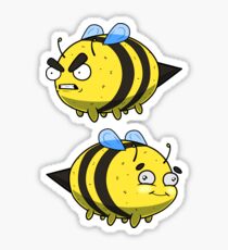 Angry Bee: Stickers | Redbubble