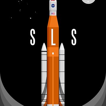 "NASA Space Launch System (SLS) Rocket Launch" Art Print for Sale by ...