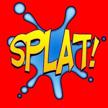 "Splat! Comic Book Sound Effect" Sticker for Sale by MikePrittie ...