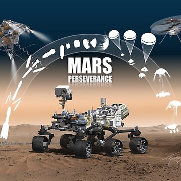 "Mars Perseverance Rover" Sticker for Sale by Tony Bela | Redbubble