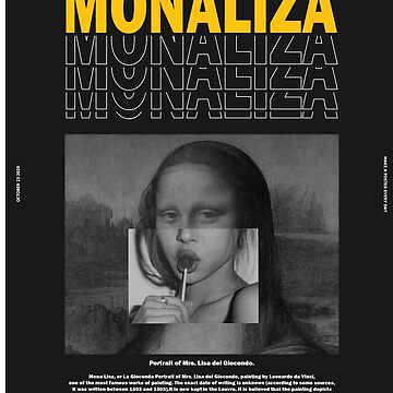 "Modern Monaliza" Poster for Sale by irmnrkrkyn12 | Redbubble