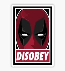 Disobey: Stickers | Redbubble