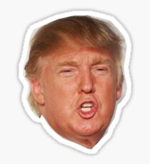 Donald Trump Face Stickers | Redbubble