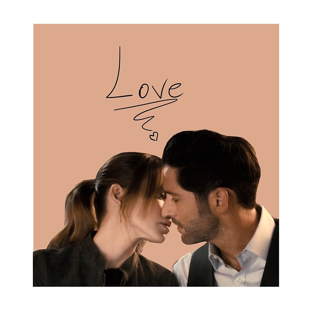 "Lucifer and Chloe " by FrancescaNasta | Redbubble